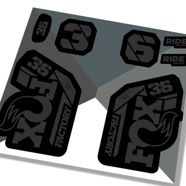 2021 Fox 36 Decals // Factory- Replacement Sticker Kits - Ride Decals