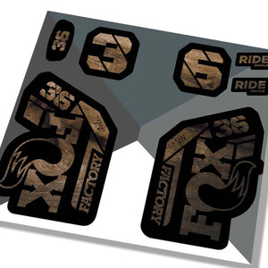2021 Fox 36 Decals // Factory- Replacement Sticker Kits – Ride Decals