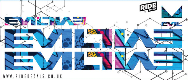 Evil Bikes Decals/Sticker Sets- Graffiti // Ride Decals