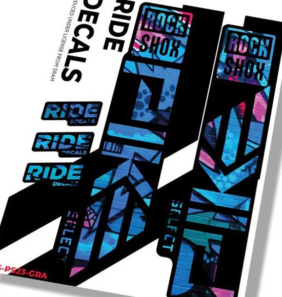 RockShox Pike Select MY23 Decals - Ride Decals