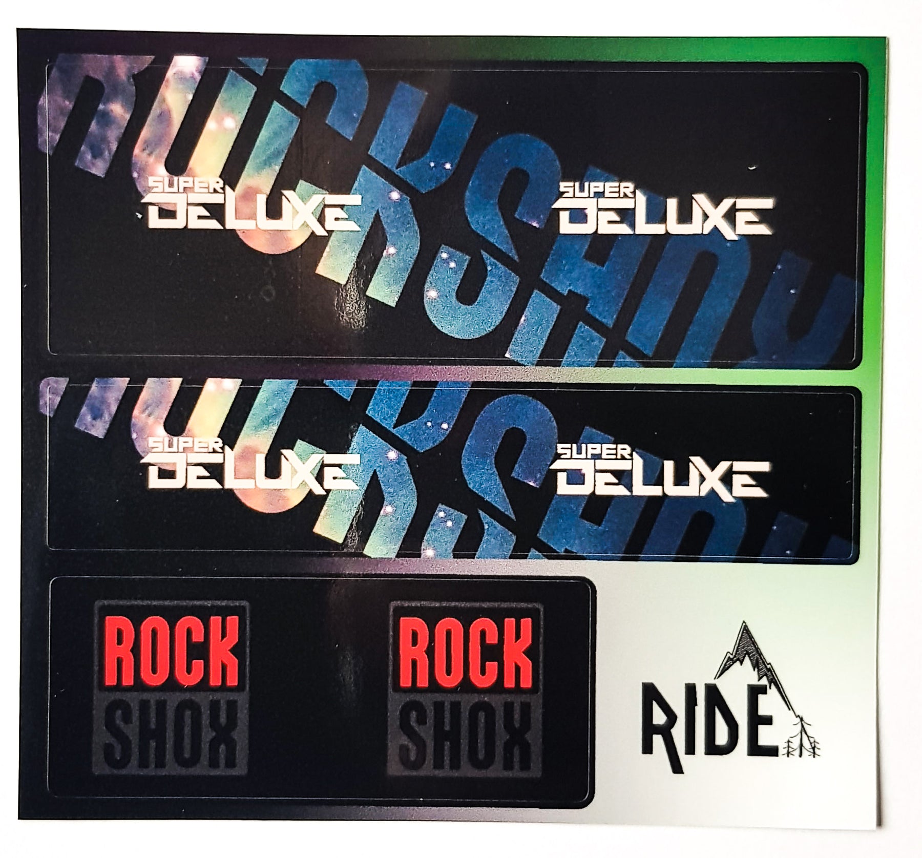 RockShox Super Deluxe Replica Decals - Ride Decals