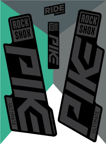 RockShox Pike Ultimate Decals & Replica | Ride Decals ~ Free UK Shipping