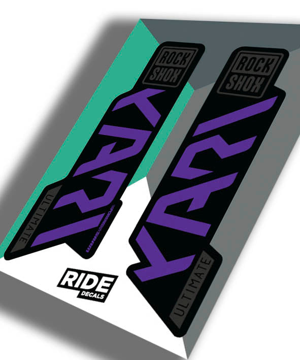 RockShox Yari Ultimate Decal Kit | Purple | 2021 | Made in the UK ...
